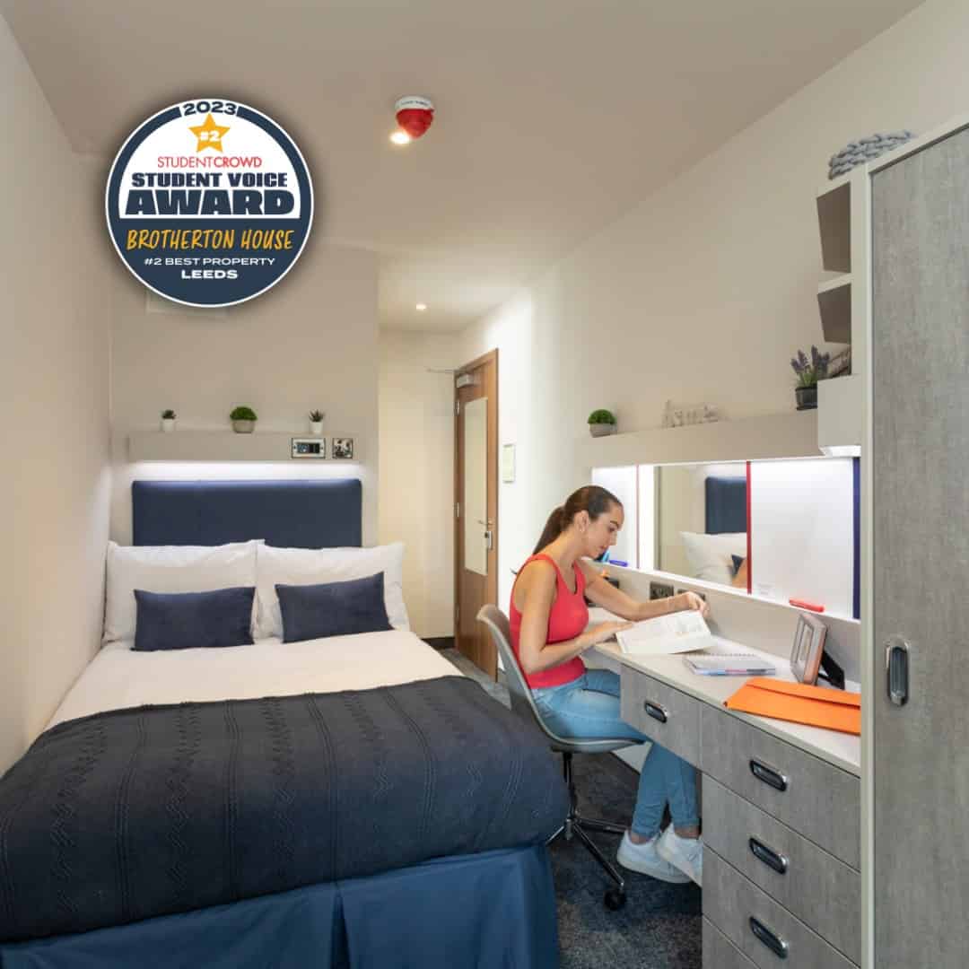 Book Study Inn Brotherton House Student Accommodation In Leeds | Amber